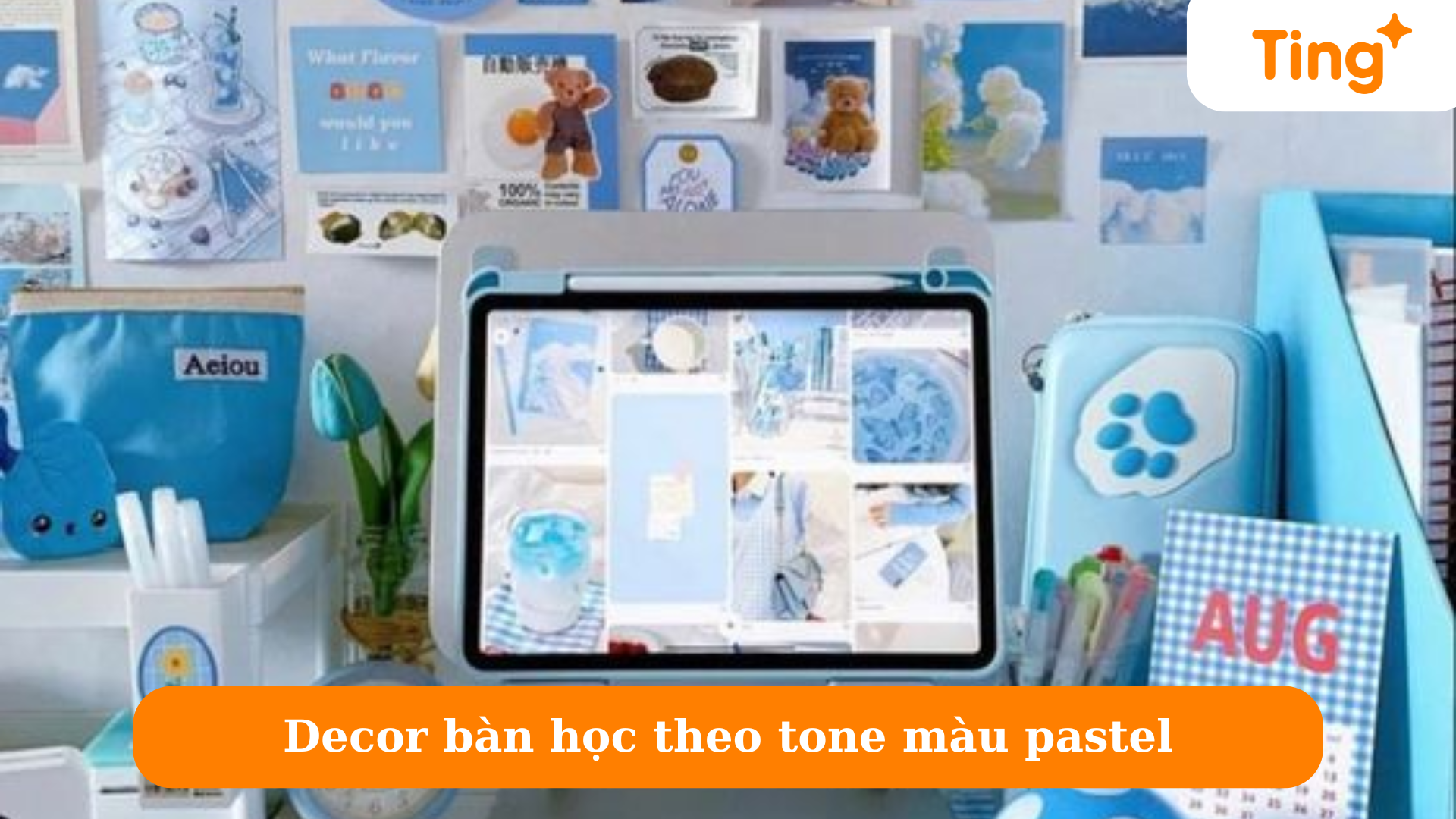 Gợi ý Decor Bàn Học Theo Từng Theo Nhu Cầu Cá Nhân - Ting